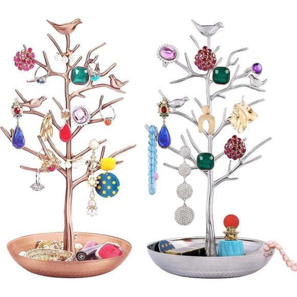 Storage & Organization | 2 Pcs Retro Jewelry Tree Organizer For ...